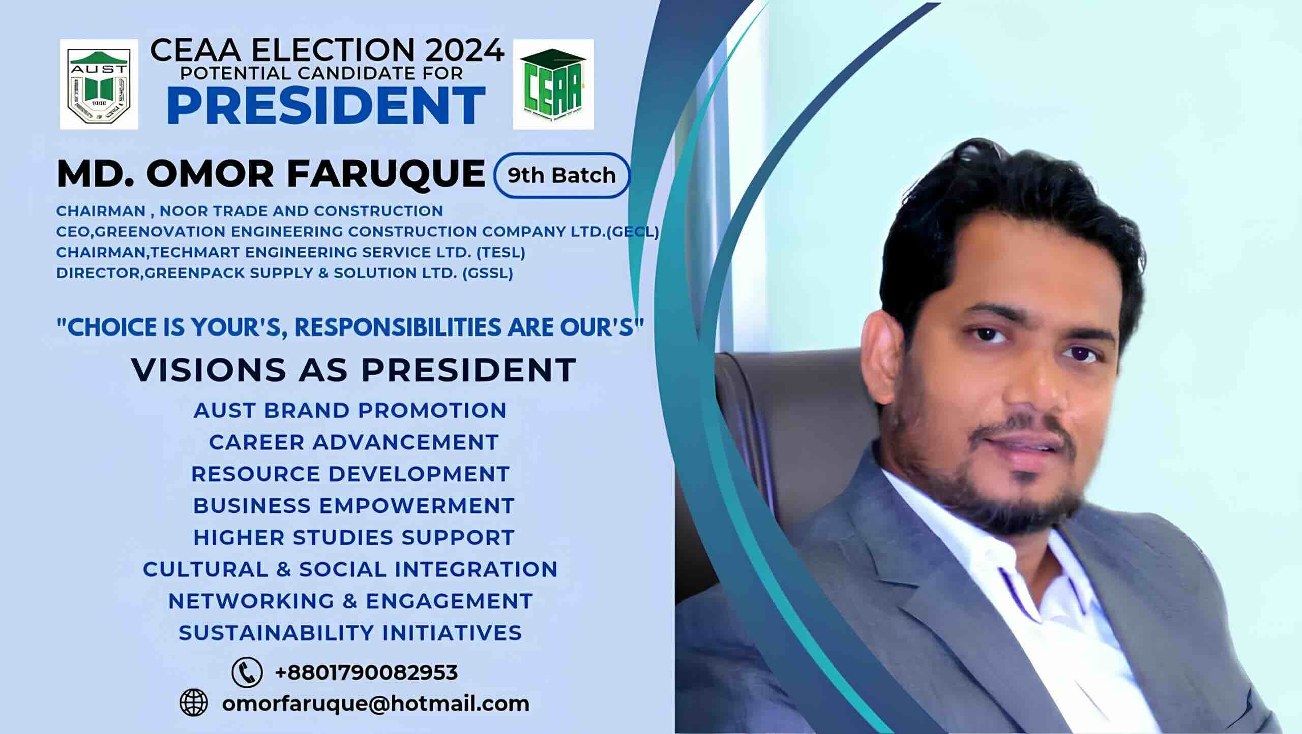 Md. Omor Faruque (9th Batch | AUST)